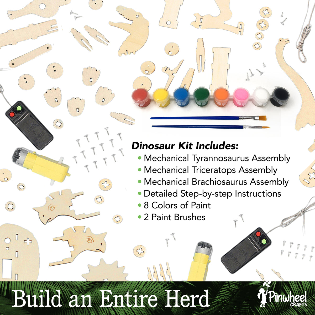 Build a Dinosaur Robot Kit | STEM Toy – Pinwheel Crafts