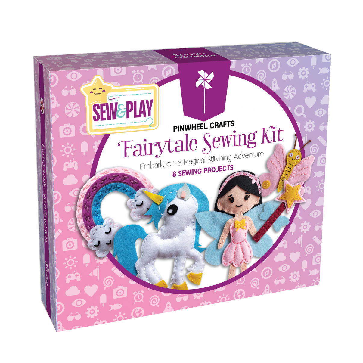 Fairytale Sewing Kit | Unicorn | Fairy Pinwheel Crafts