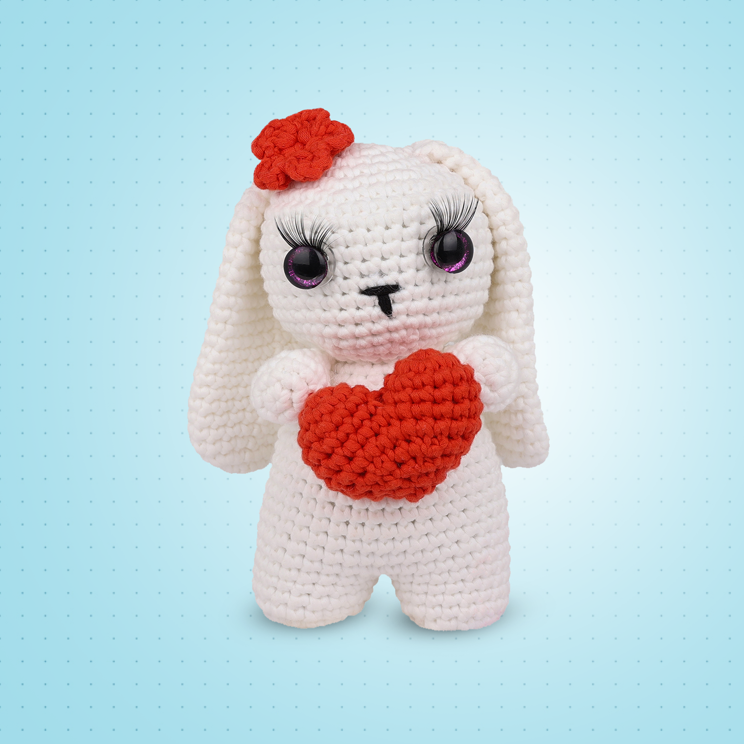Love Bunny Crochet Kit – Pinwheel Crafts