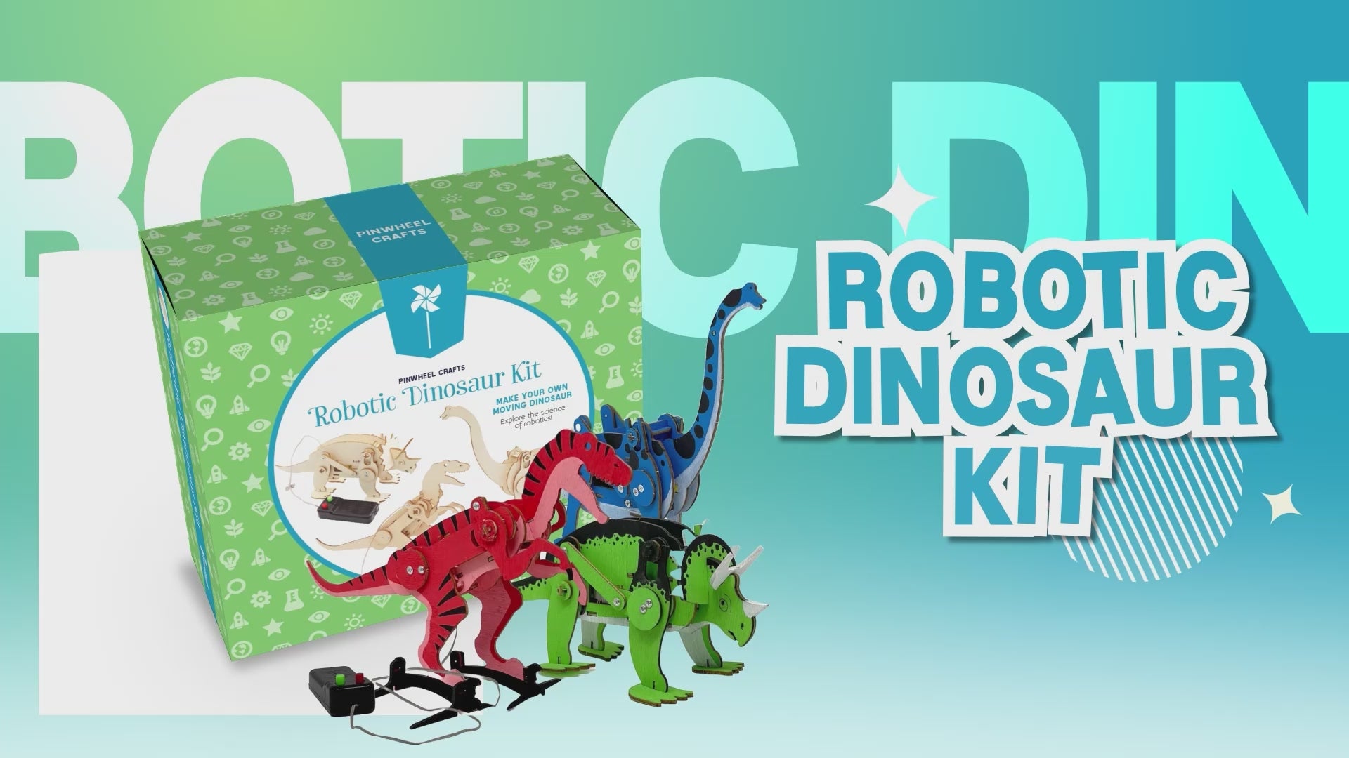 Build a Dinosaur Robot Kit | STEM Toy – Pinwheel Crafts