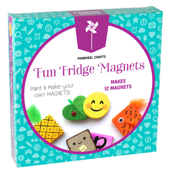 Cute DIY Fridge Magnet For Kids – Pinwheel Crafts