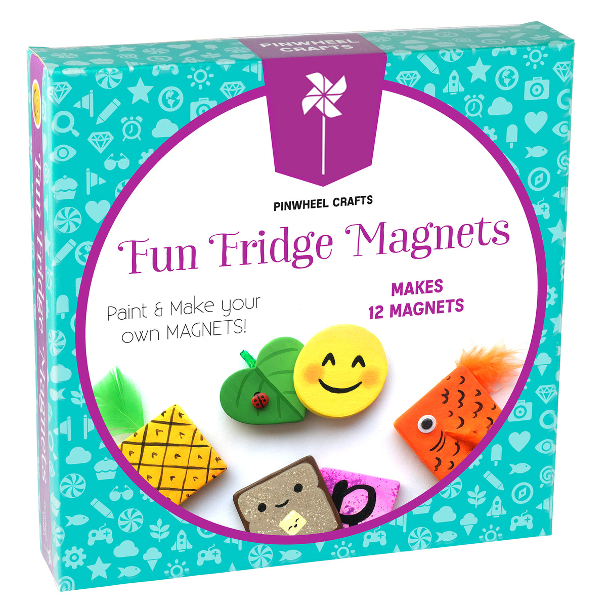 Cute DIY Fridge Magnet For Kids – Pinwheel Crafts