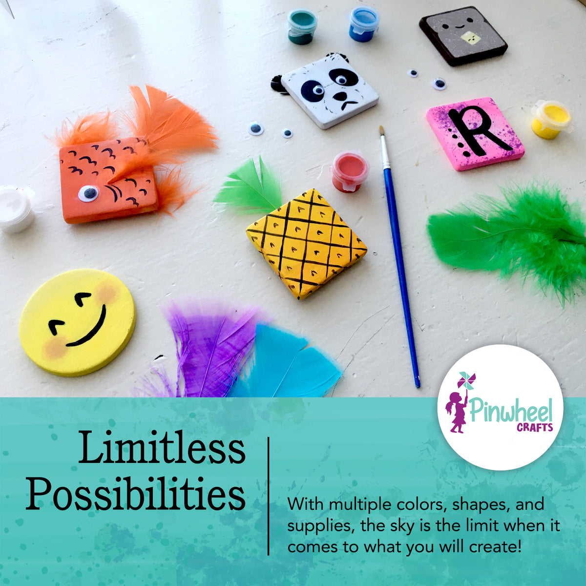 Cute DIY Fridge Magnet For Kids – Pinwheel Crafts