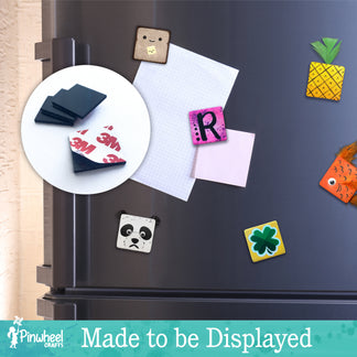Cute DIY Fridge Magnet For Kids – Pinwheel Crafts
