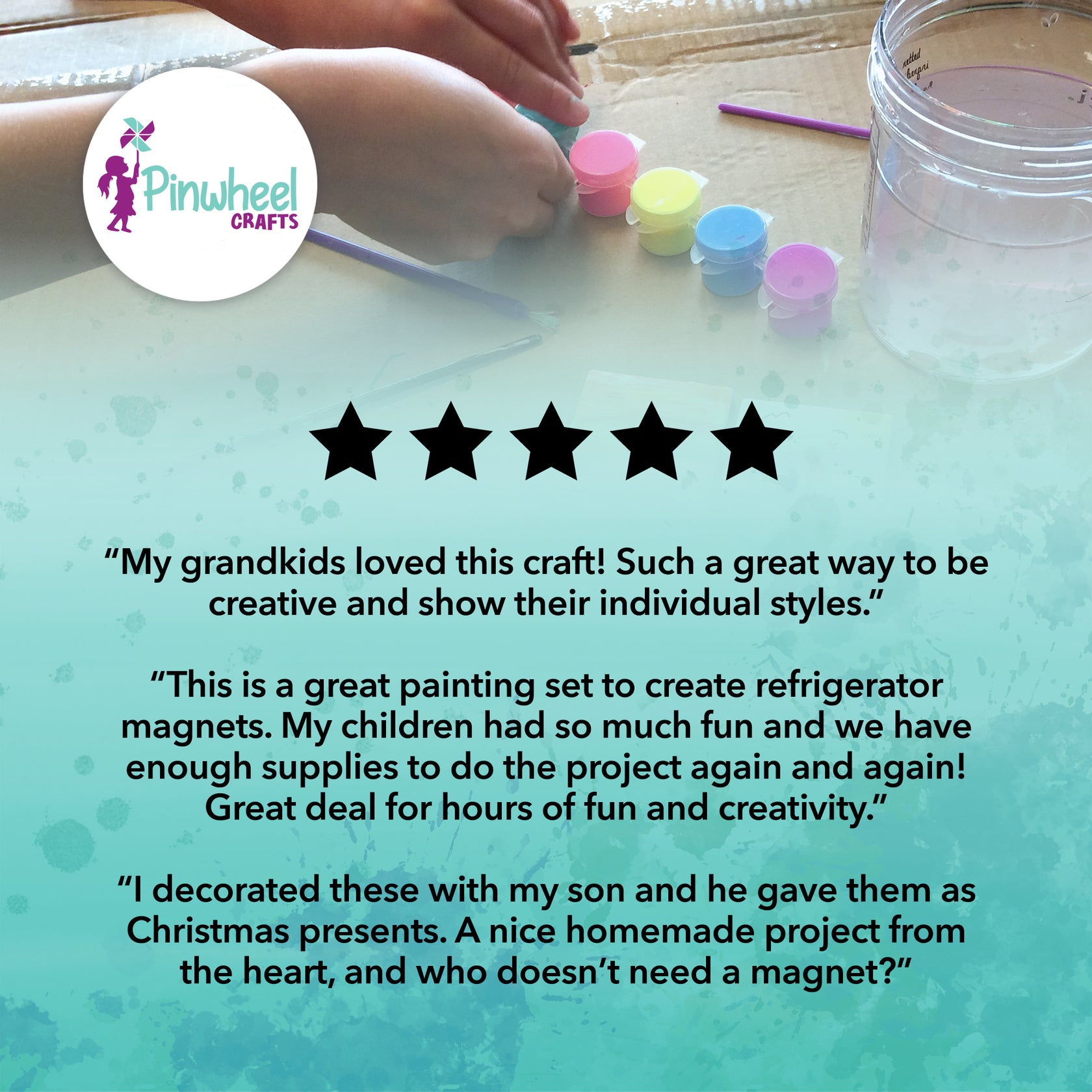 Cute DIY Fridge Magnet For Kids – Pinwheel Crafts