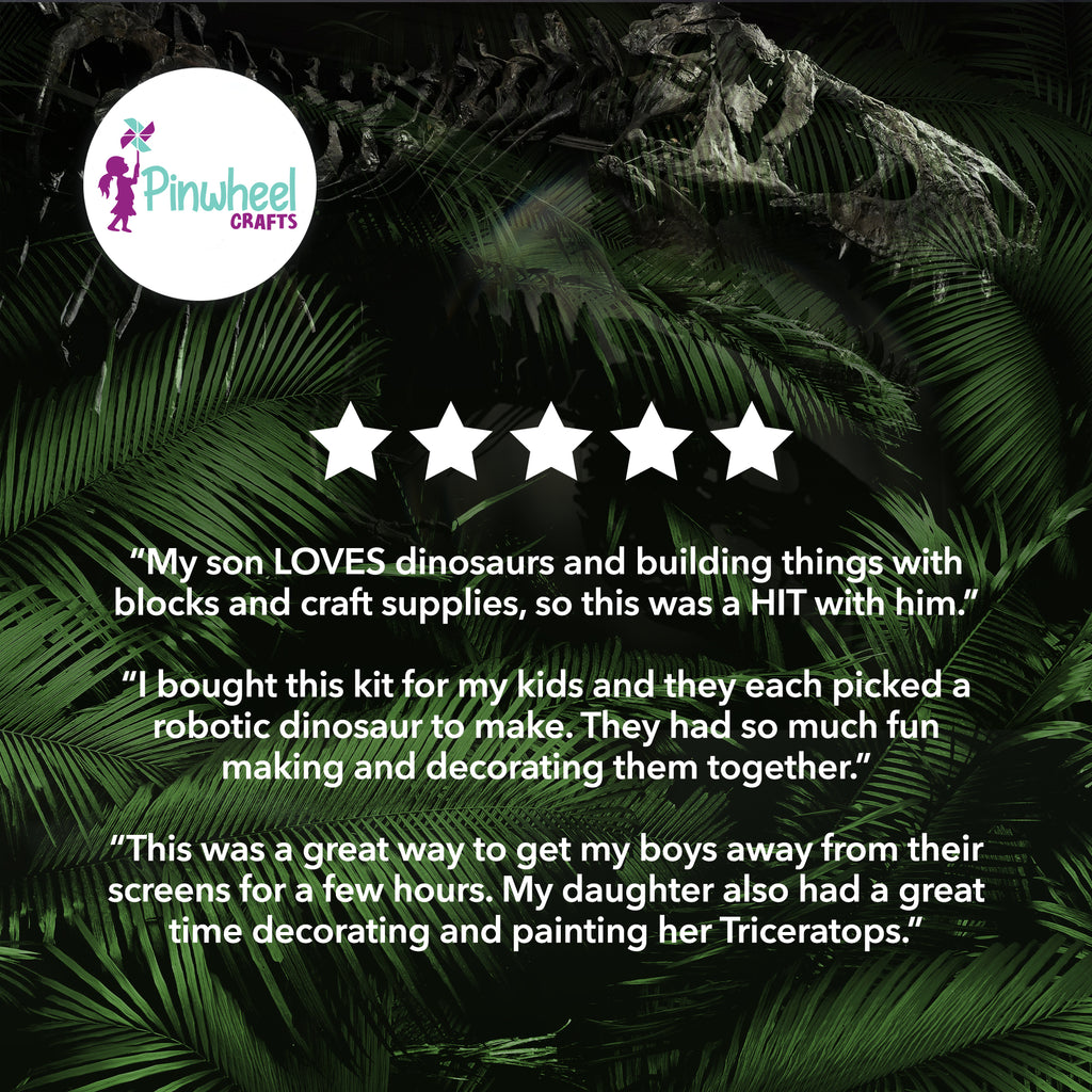 Build a Dinosaur Robot Kit | STEM Toy – Pinwheel Crafts